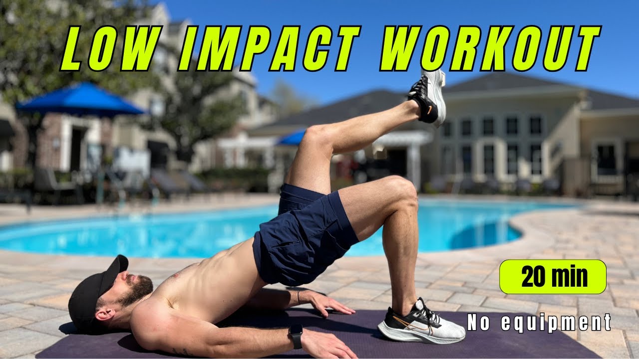 20 min Low Impact Full Body HIIT / No Repeats, No equipment / Home ...