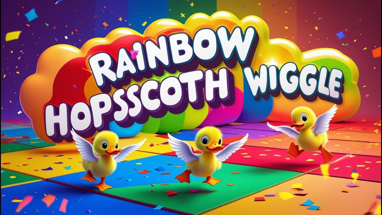 Rainbow Hopscotch Wiggle - YouTube