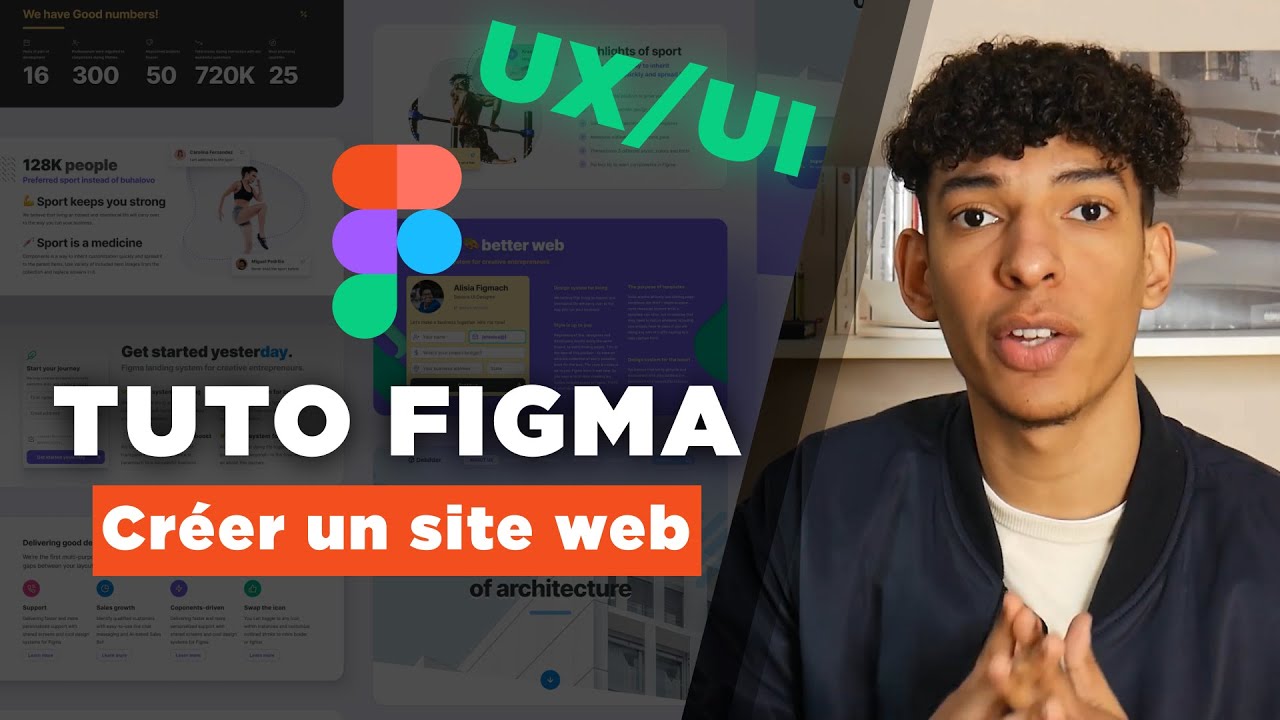 Tutoriel Figma UX/UI : comment designer une maquette de site web - YouTube