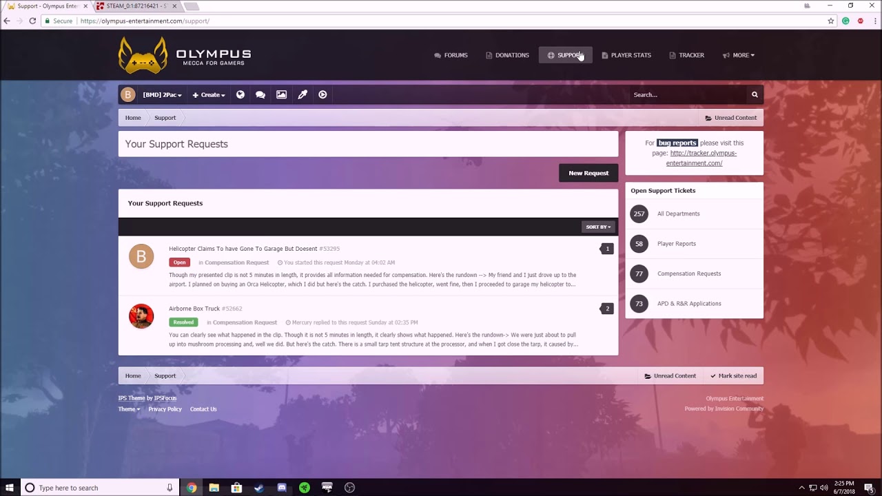 Olympus Altis Life: How To submit A compensation request - YouTube