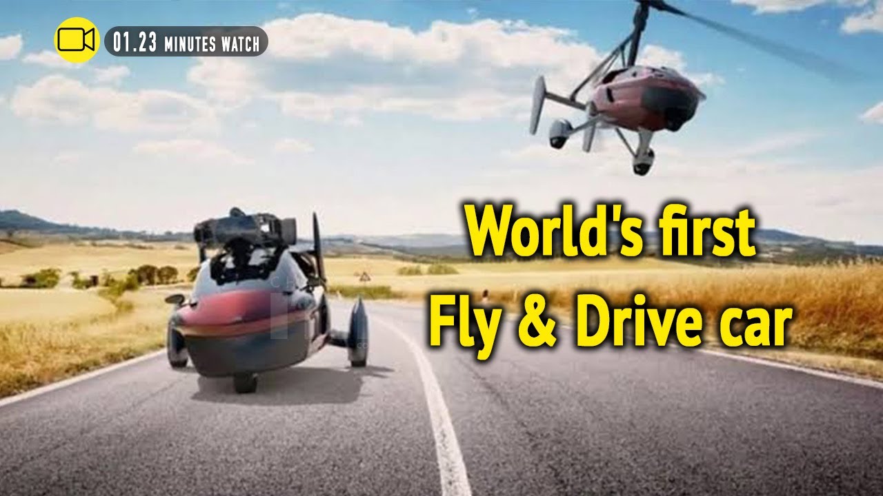 World's first Fly & Drive car to be unveiled in Miami - YouTube