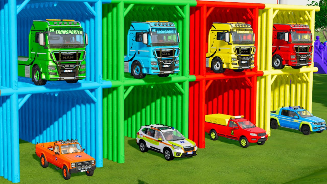 Mega RC Trucks RC Heavy Haulage RC Car Transport RC Traktor Volvo Lesu ...