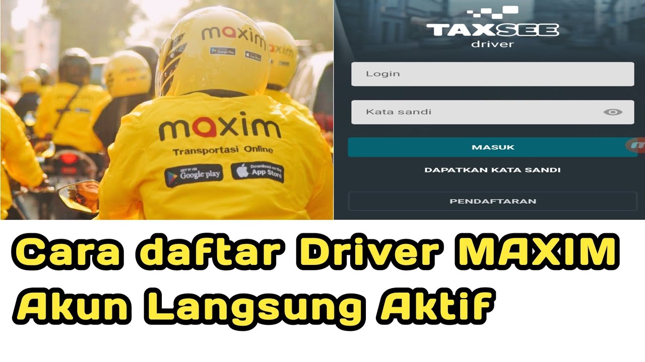 CARA DAFTAR MAXIM TERBARU 2023|| AKUN LANGSUNG AKTIF ‼️ - YouTube
