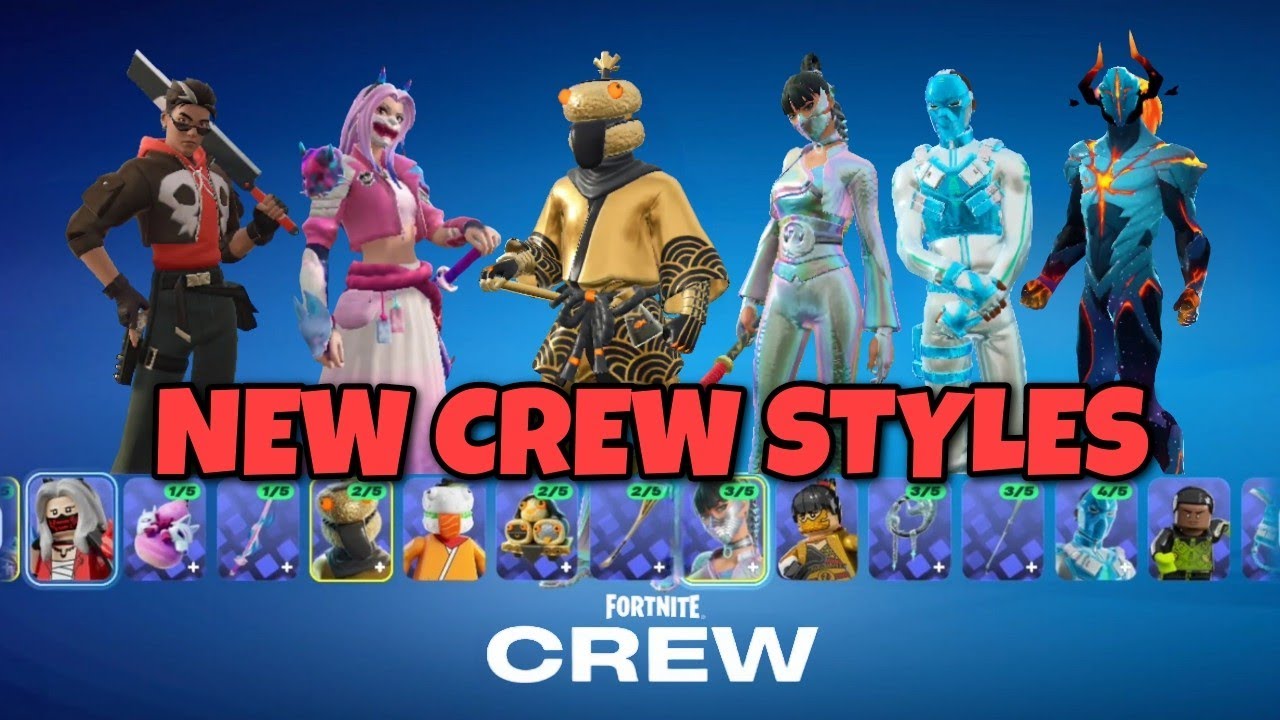 NEW CREW PACK STYLES - YouTube