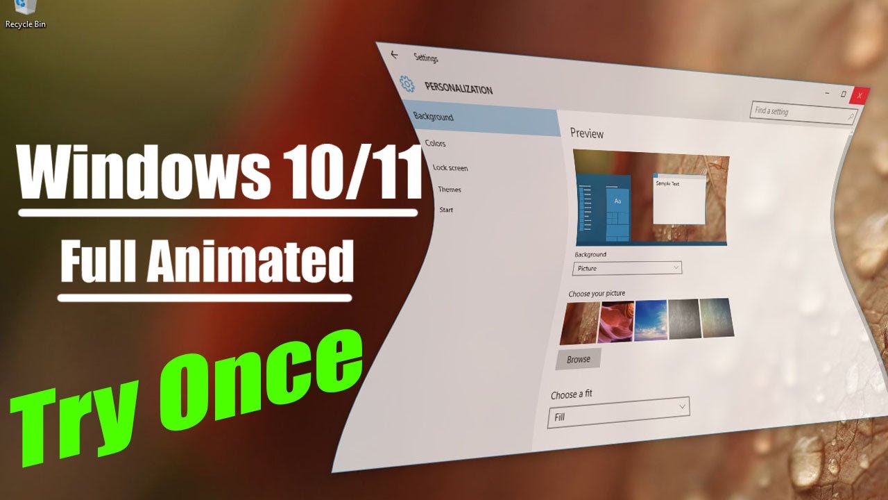 Open Any Program with New Stylish Animation | Windows 10 to Windows FX ...