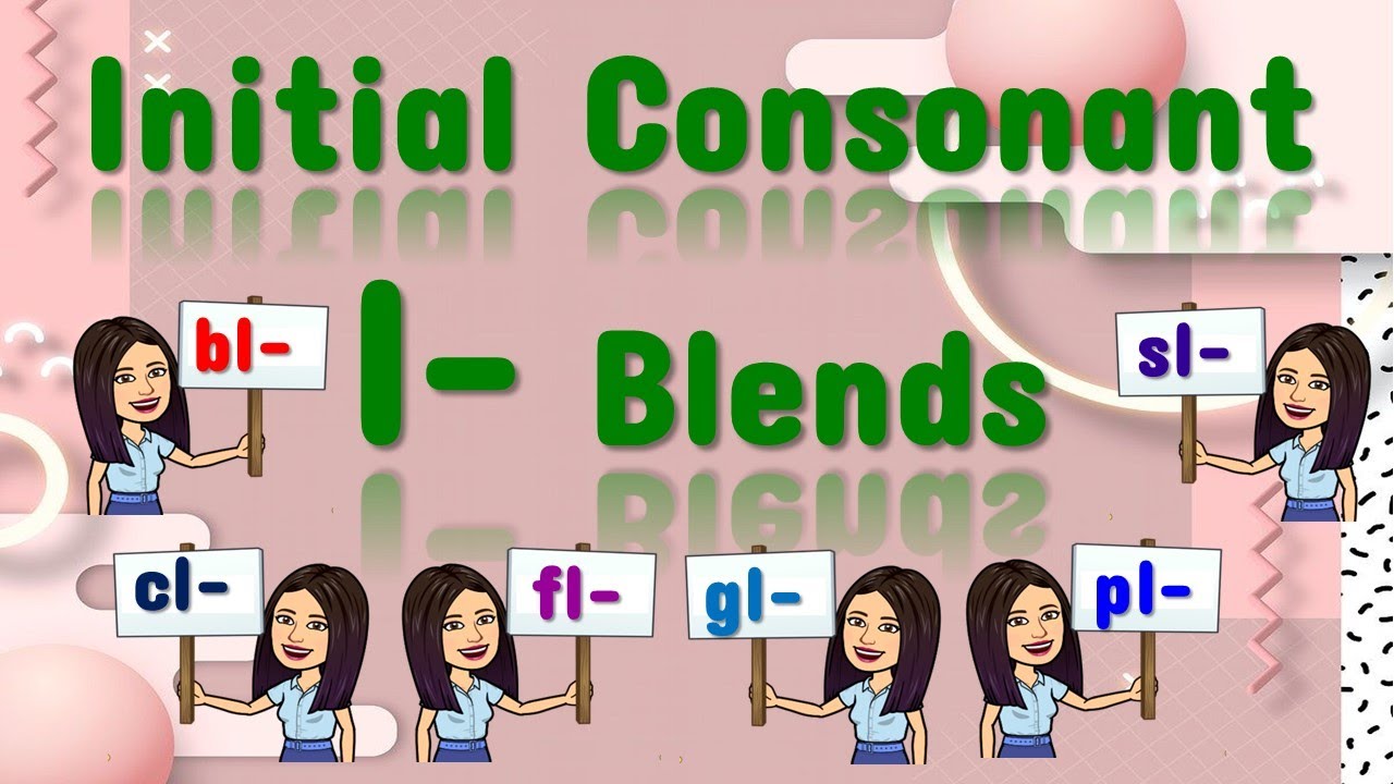 Initial Consonant l- Blends | L Blends | Consonant Blends ...