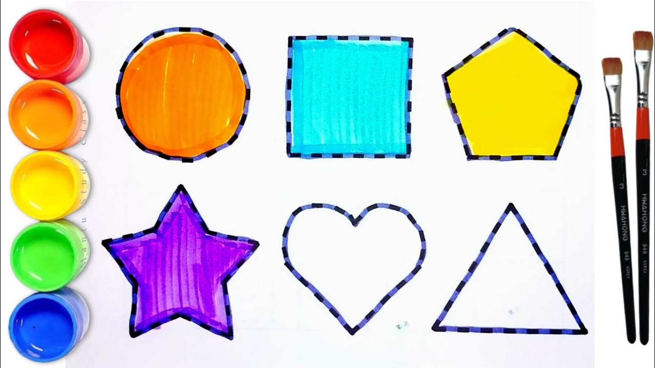 shapes,circle name,drawing circle,heart drawing,name of shapes,name ...