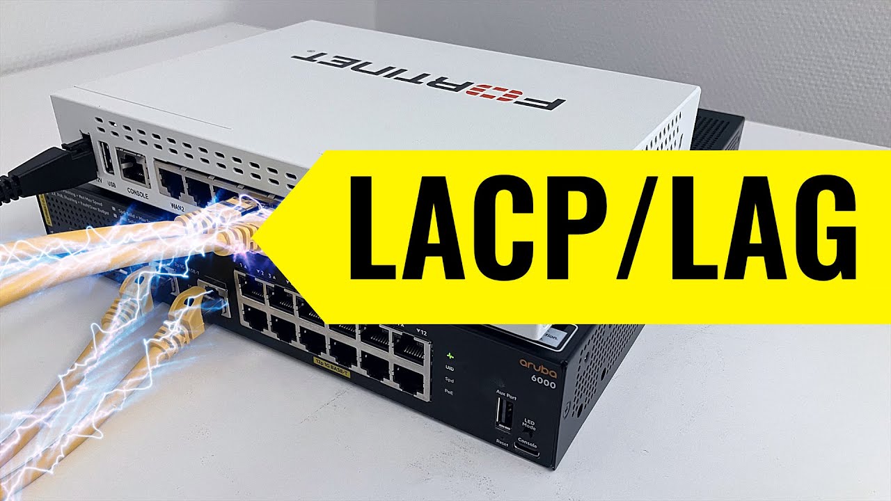 LAG/LACP on Fortigate Firewall AND Aruba Switch - YouTube