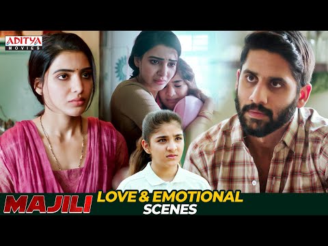 Majili Hindi Dubbed Movie Love & Emotional Scenes | Naga Chaitanya, Samantha | Aditya Movies