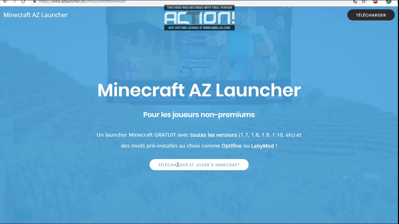 tuto az launcher comment installer - YouTube