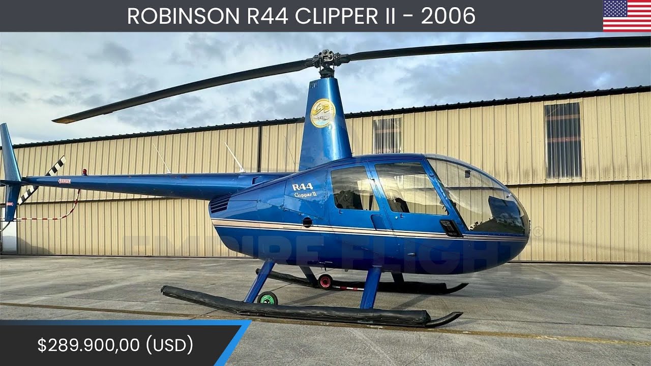 Empire Flight | 1089 - Robinson R44 Clipper II - 2006 - YouTube