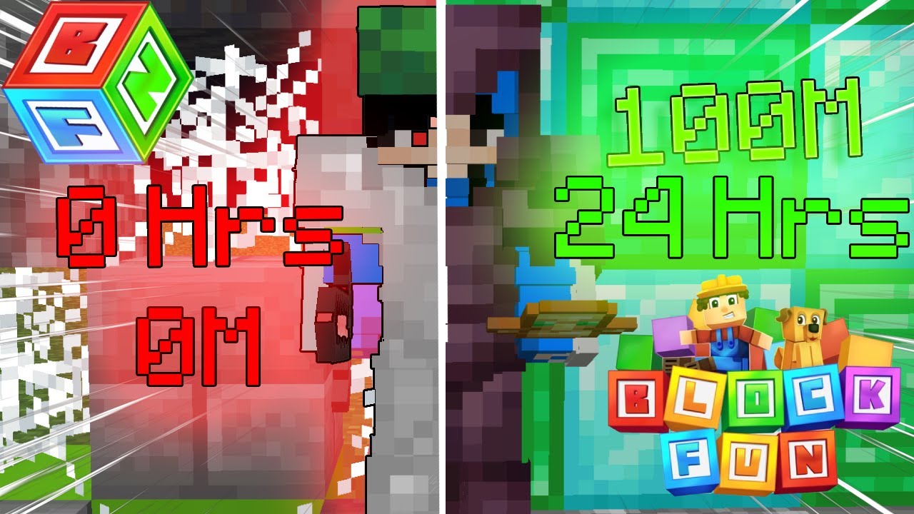 I Play Block Fun For 24 Hrs 🔥And This Happen! 😯 #minecraft - YouTube