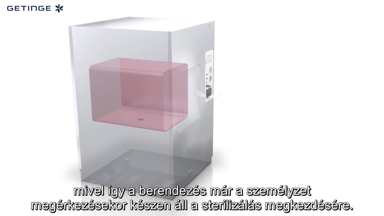 Getinge GSS67H gőzsterilizáló - YouTube