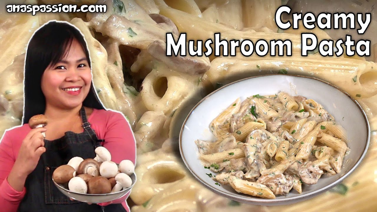 Creamy Mushroom Penne Pasta | Penne ai Funghi - YouTube