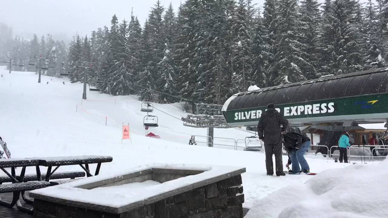 Silver Fir Express Ski Lift - YouTube