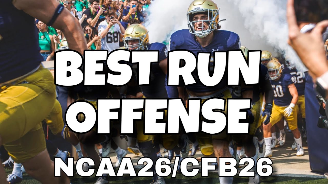 Best Run Offense in NCAA26/CFB26! Notre Dame Offense Playbook Breakdown ...