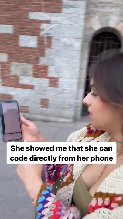 She Can Code Directly From Her Mobile Memes Coding Ai Mobilecoding Shorts Youtube