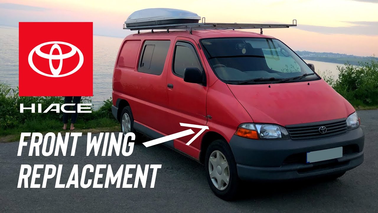 Toyota Hiace - Front Wing Replacement - YouTube