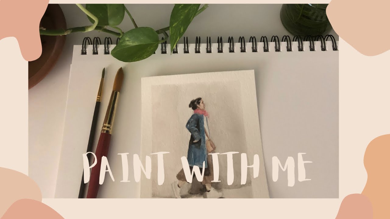 Paint with me | Watercolor Painting | TIME-LAPSE - YouTube