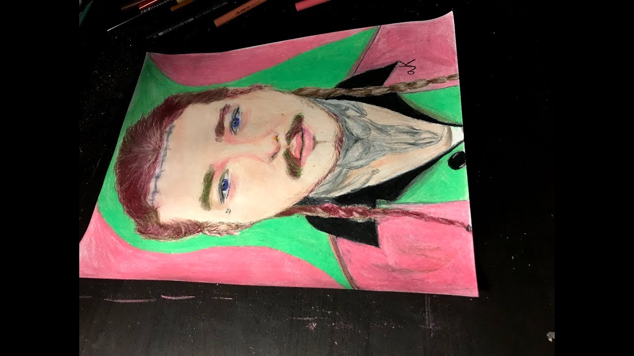 Drawing Post Malone - YouTube