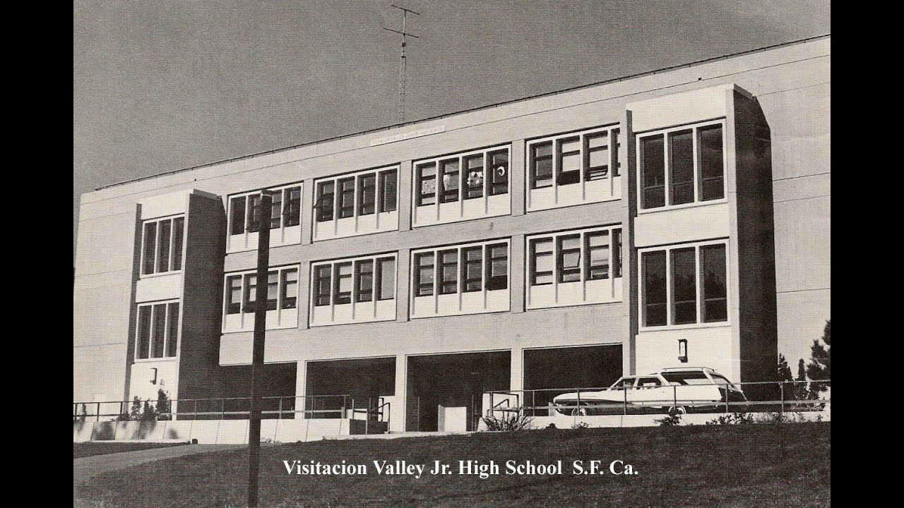 Flying Over Visitacion Valley Jr High School S.F. Ca. - YouTube