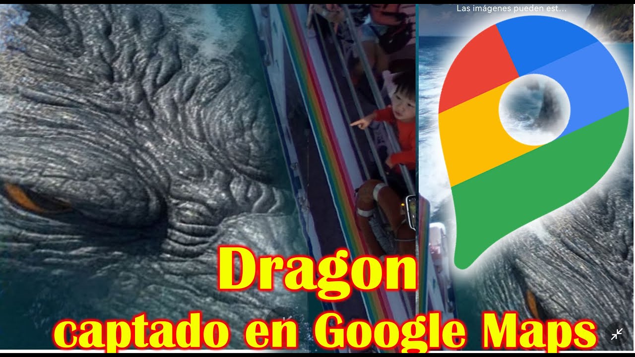 Dragón real captado en Google maps - YouTube