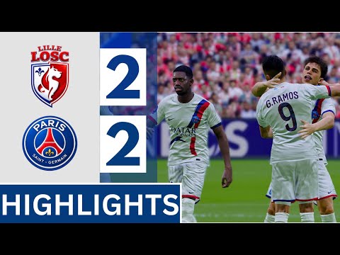 HIGHLIGHTS | Lille vs Paris Saint Germain | French ligue 1 | Football Game play