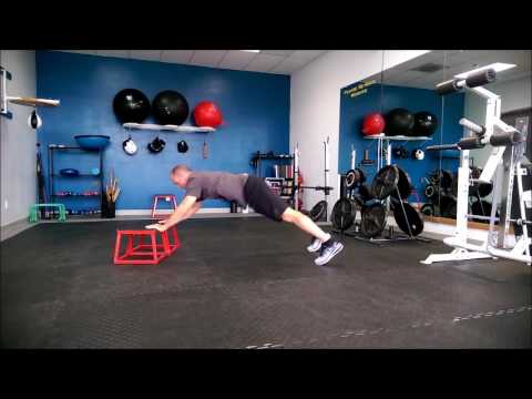 Plyo Push Up to a Plank on a Bench - YouTube