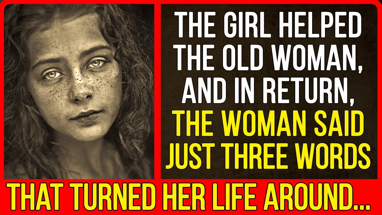The woman said just three words that turned her life around... - YouTube