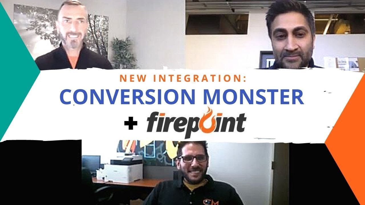 New Integration: Conversion Monster + Firepoint - YouTube