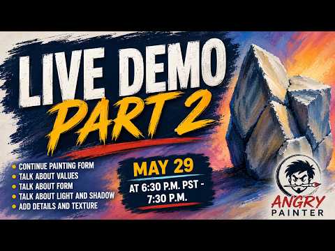 The Angry Painter Live Stream (Part 2)
