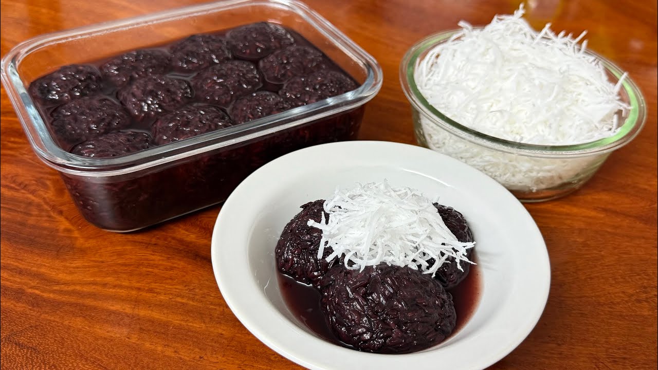 របៀបធ្វើ ត្រប៉ែដំណើបខ្មៅ || How to make Fermented Black Sticky Rice ...