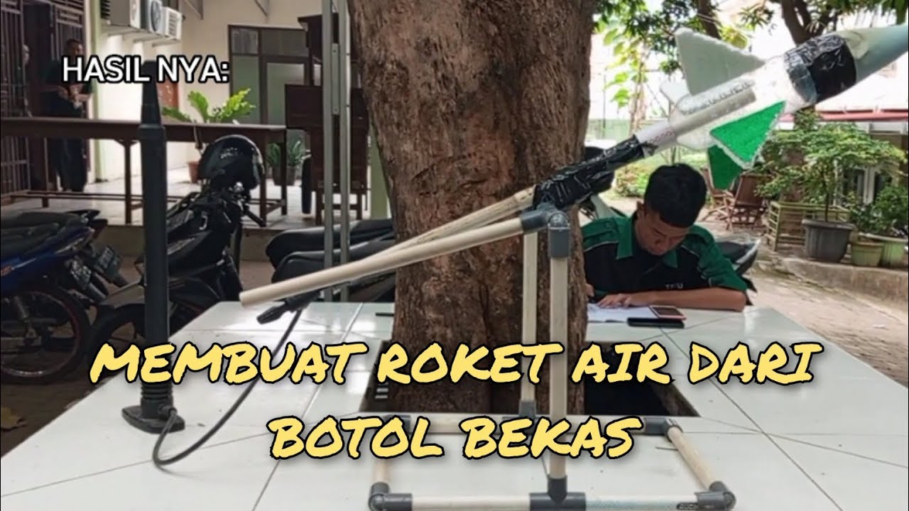 Tutorial Cara Membuat Roket Air Dari Botol Bekas|Berhasil 1000% - YouTube