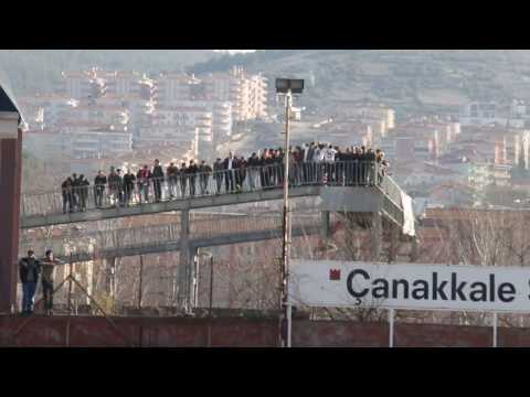 Çan Spor  Ayvalık Spor Taraftarı Yanlız Bırakmadı