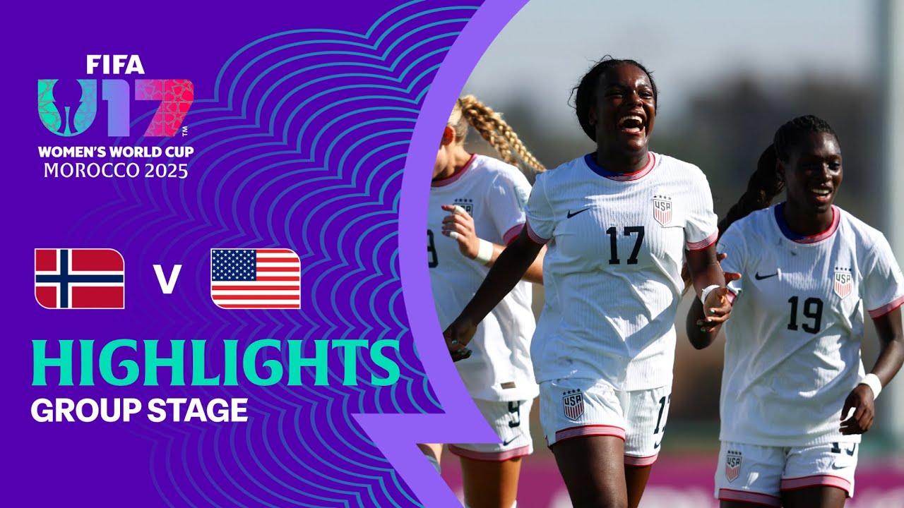 Norway vs USA Highlights | FIFA U-17 Women's World Cup Morocco 2025 ...