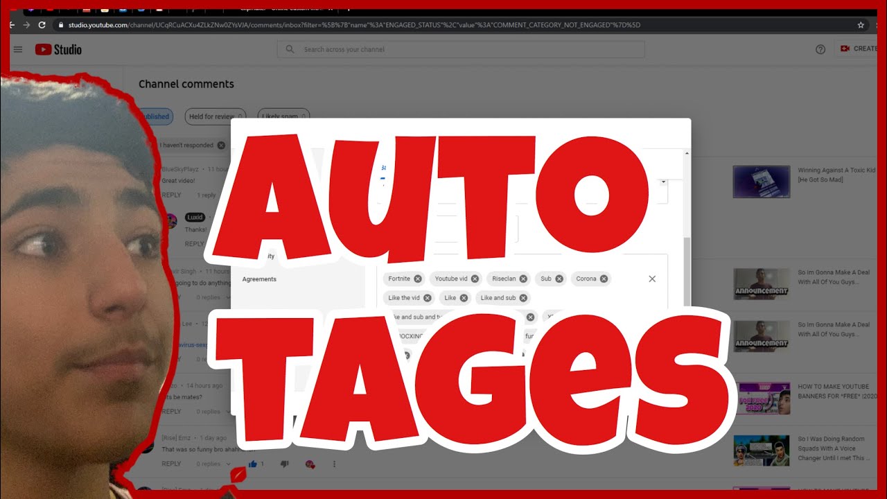 HOW TO PUT AUTOMATIC TAGS ON YOUR VIDEOS |*2020* - YouTube