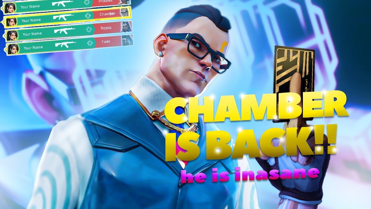 Agent Chamber Nerf Updates: From Worst to Best in Valorant | Chamber is ...