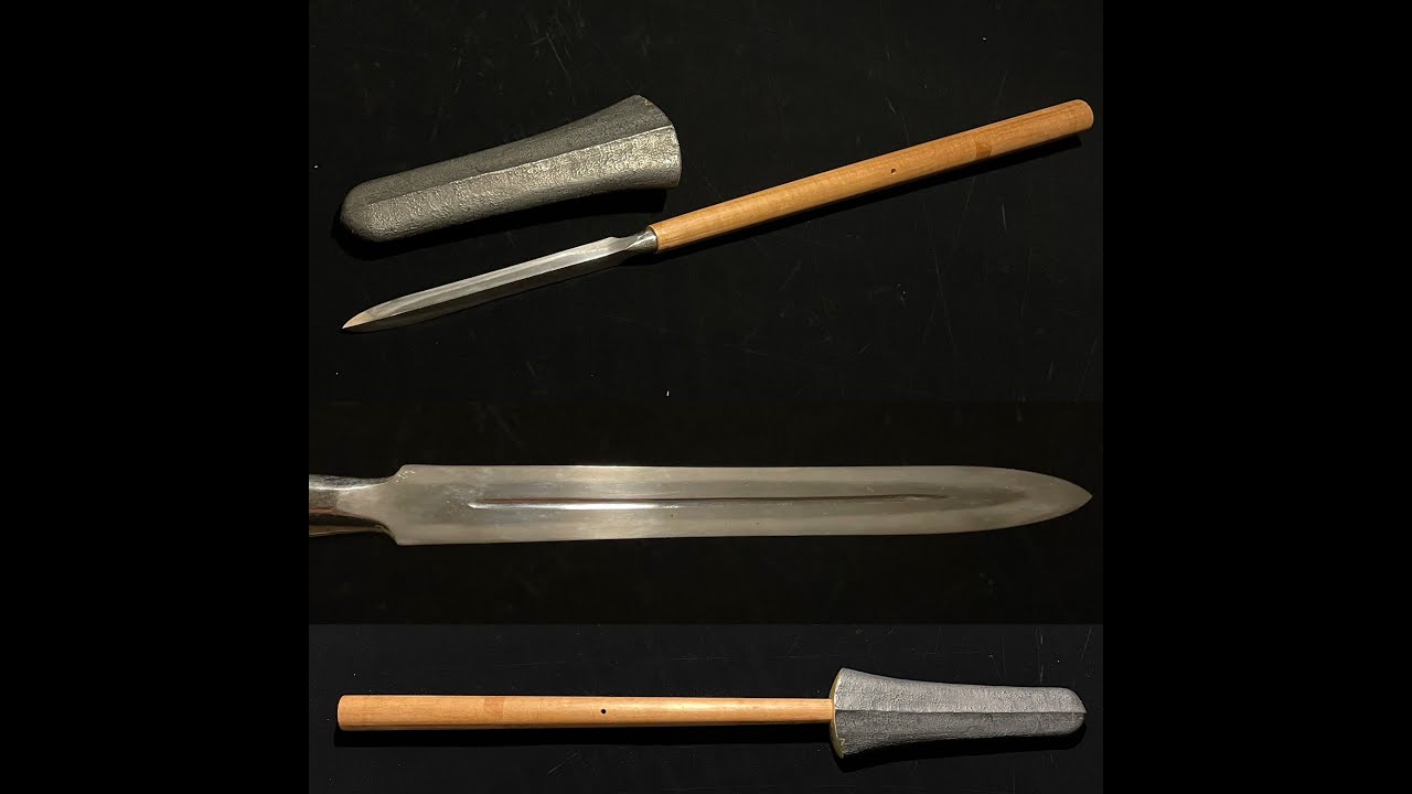 For Sale $400 Antique YARI/Spear Hira-Sankaku, Edo Period, With Shirasaya - YouTube