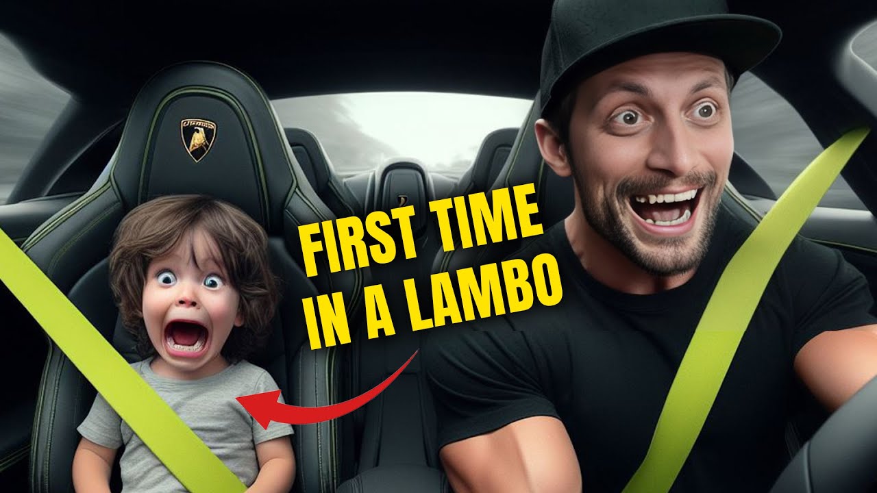 Giving KIDS rides in a LAMBORGHINI - YouTube