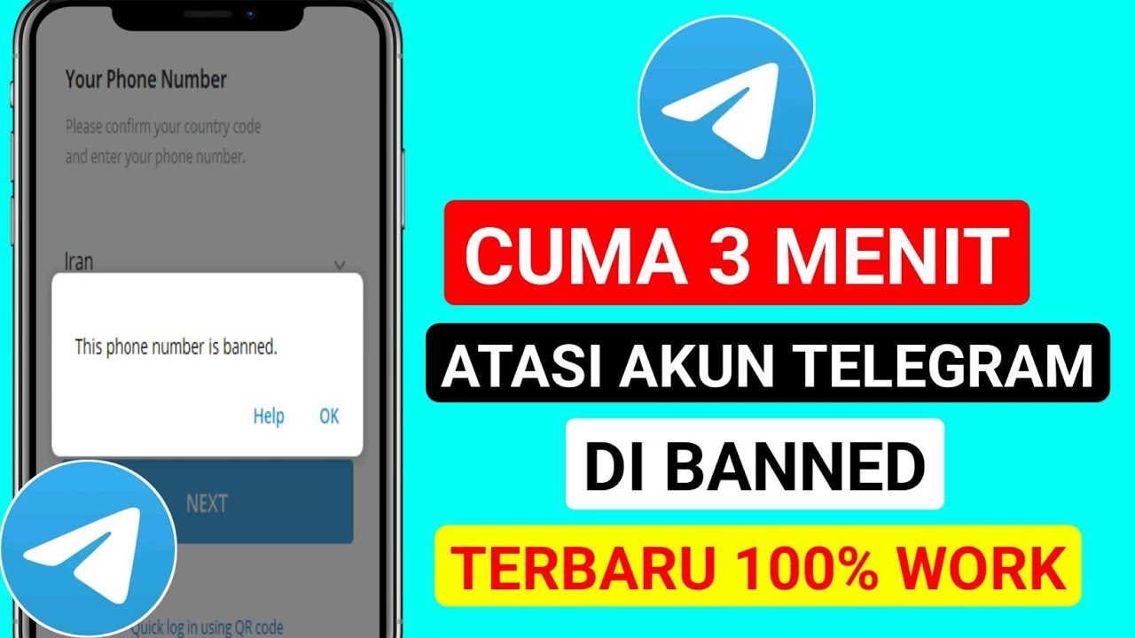 cara mengatasi telegram di ban , 100% work - YouTube