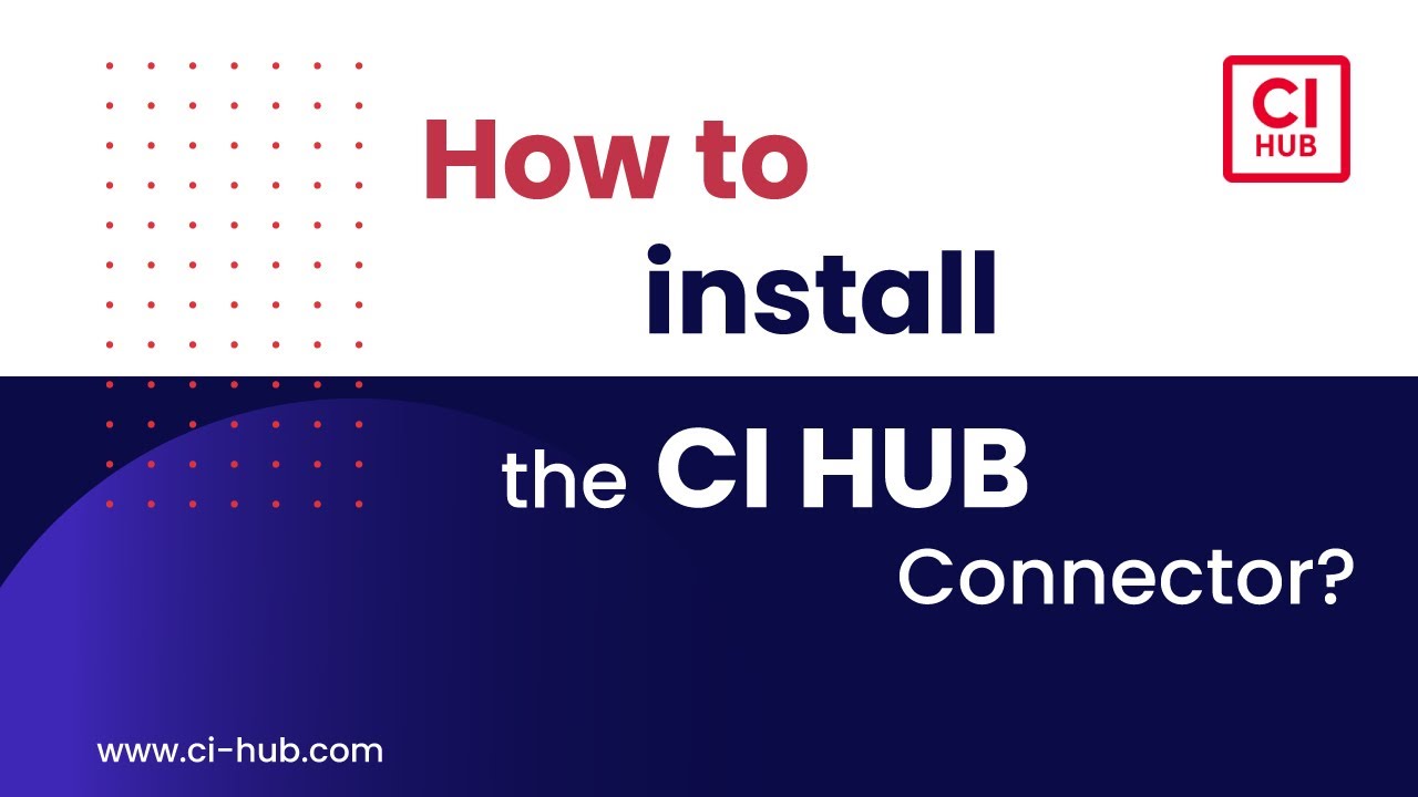 How to install CI HUB - YouTube