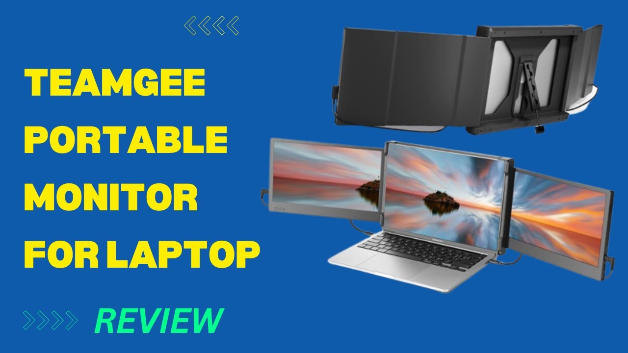 Teamgee Portable Monitor for Laptop Review | 12” Full HD IPS Display ...