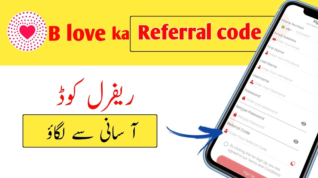 b love network referral code | Referral code kaise banaye - YouTube