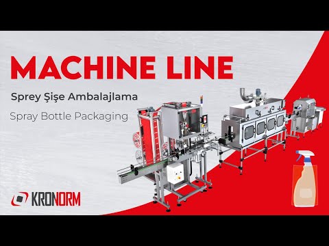 Makine Hattı - Sprey Şişe Ambalajlama | Spray Bottle Packaging