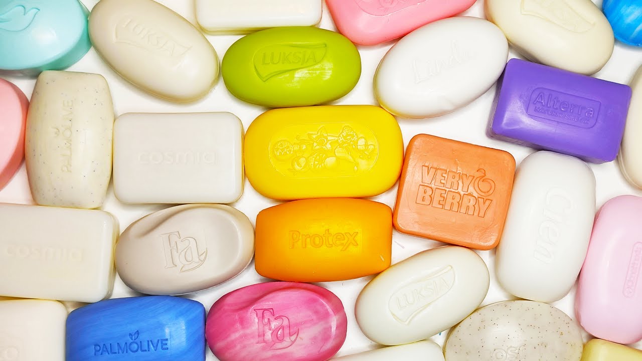 Beautiful Soap Unboxing - Satisfying relax sound & colour - YouTube