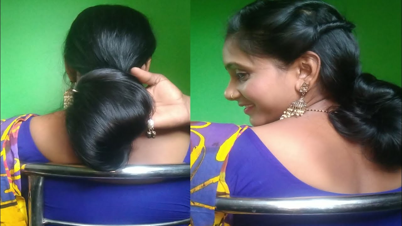 beautiful long hair bun pulling | gorgeous long hair bun pulling for husband 💍 ...