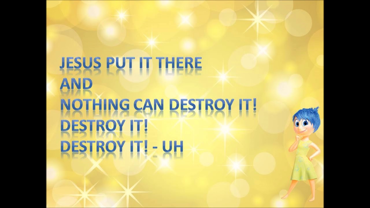 J O Y Joy down in my heart, deep deep down in my heart - YouTube