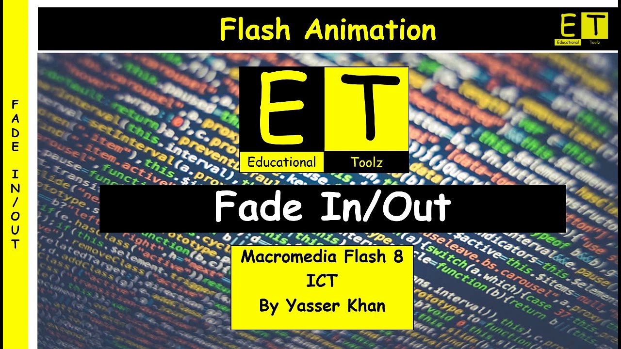 Flash Animation - Skill lesson 4: Zoom in & Fade in/ out - YouTube
