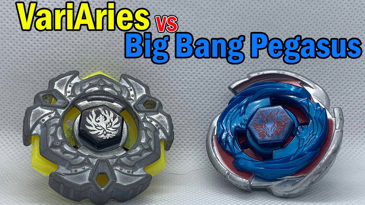Big Bang Pegasus vs VariAries Metal Fight Beyblade Battles - YouTube