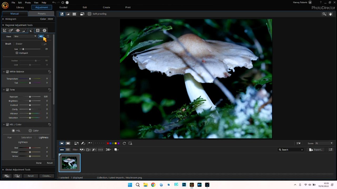 PhotoDirector masking tools for colour correction. - YouTube